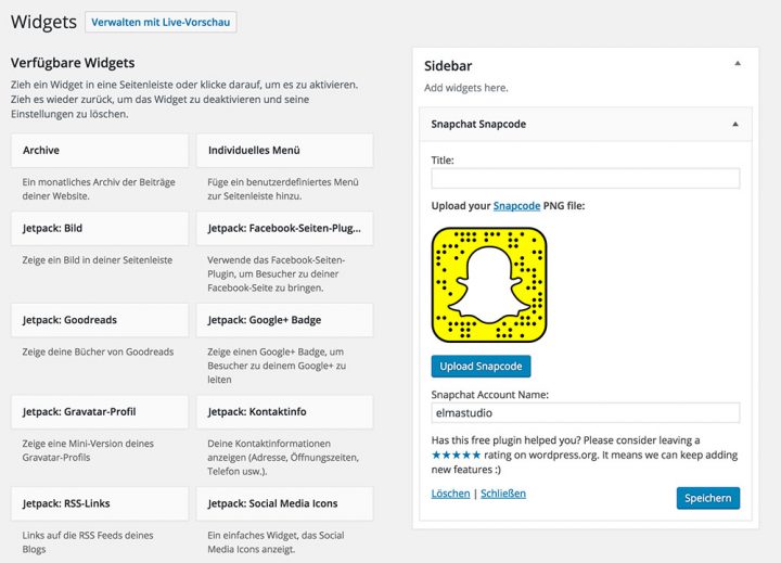 Snapchat mit WordPress verbinden - so funktioniert's | ElmaStudio
