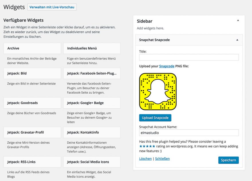 Snapchat mit WordPress verbinden - so funktioniert's | ElmaStudio