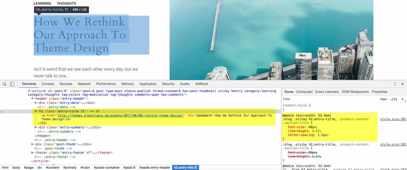 How To Customize Your WordPress Theme With CSS | ElmaStudio