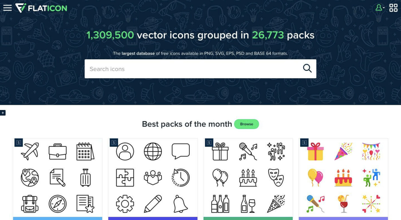 Die besten Quellen für kostenlose Icons und Vektorgrafiken – Elmastudio