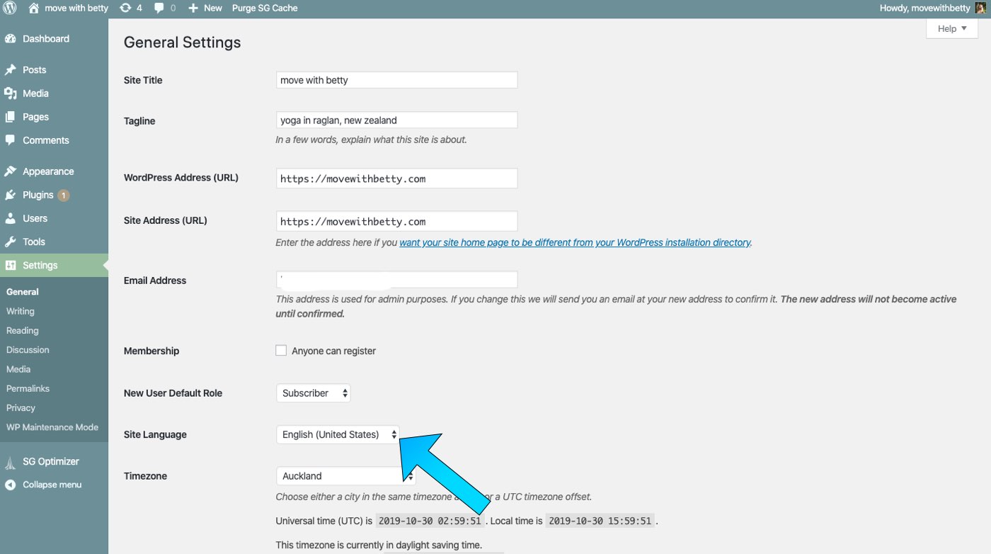 How to Change Your WordPress Dashboard and Theme Language | ElmaStudio