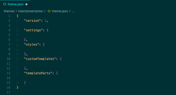 Die WordPress theme.json Datei erklärt | Elmastudio